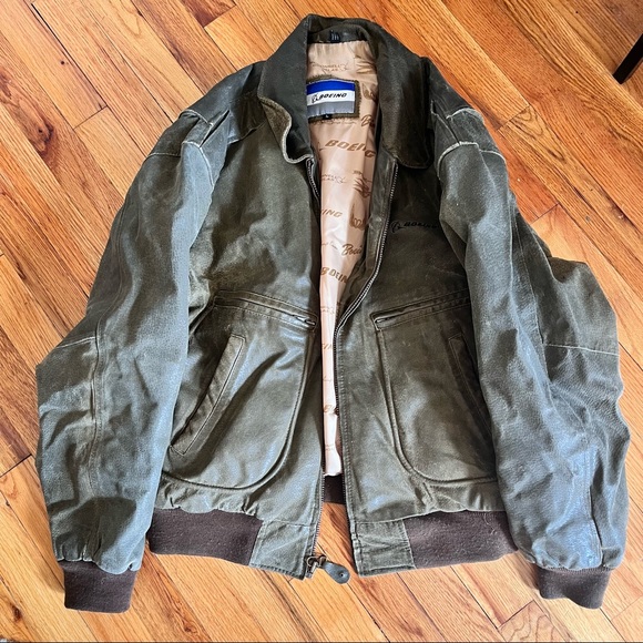 Jackets & Coats | Boeing Vintage Leather Jacket | Poshmark